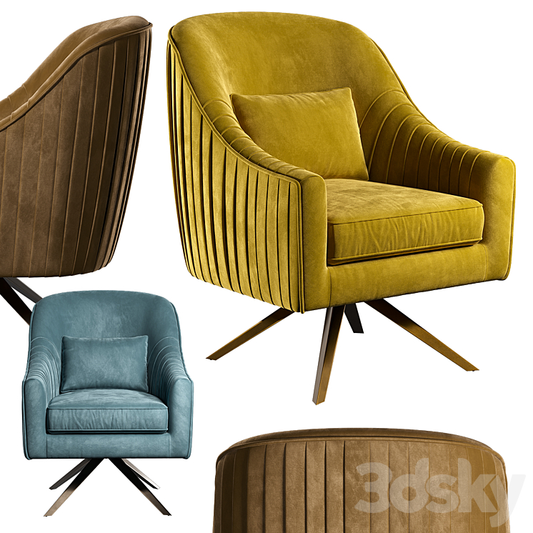 Armchair Premier Hendricks - Arm chair - 3D model