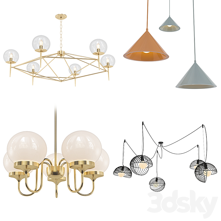 set262 - Pendant light - 3D model