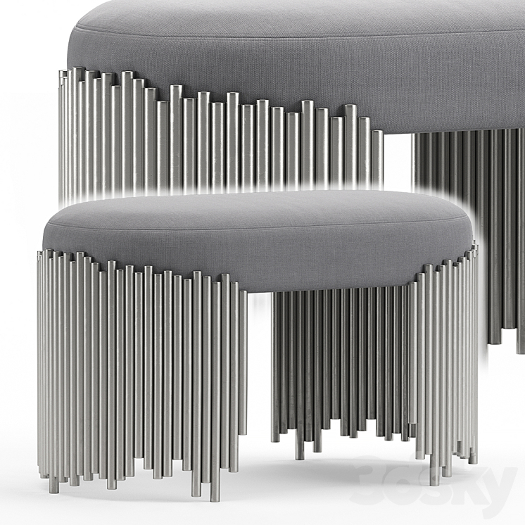 Calista Bench by Bernhardt - Other soft seating - 3D model