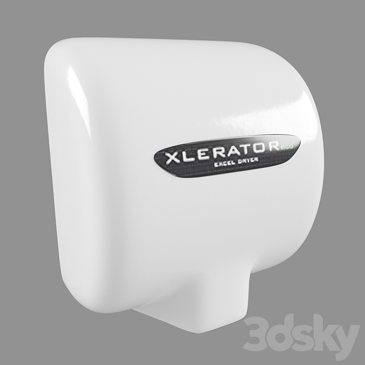 Hand dryer - Bathroom accessories - 3D model