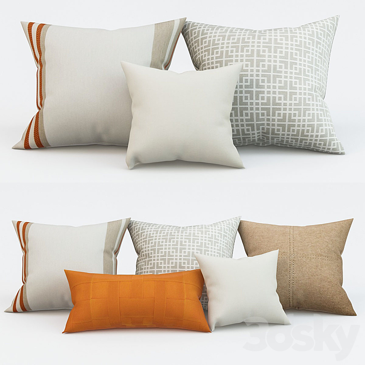 pillow_set_55 - Pillows - 3D model