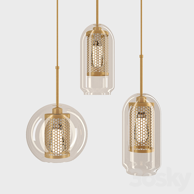Ligth_circle - Pendant light - 3D model
