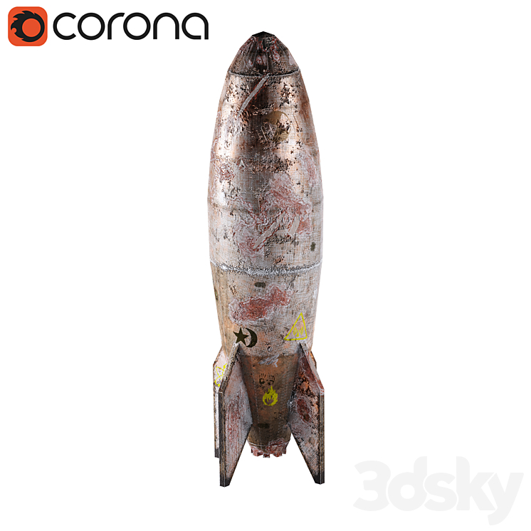 Old rocket - Miscellaneous - 3D model