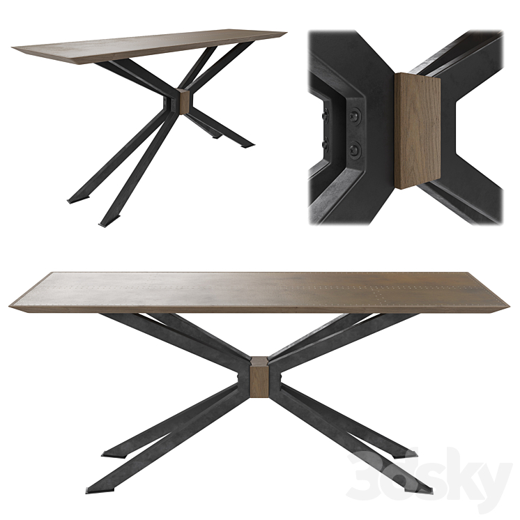 Lachlan console table - Console - 3D model