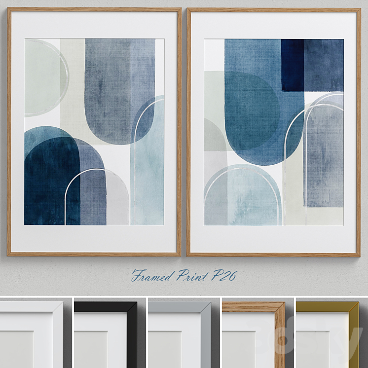 Framed Print P-26 - Frame - 3D model