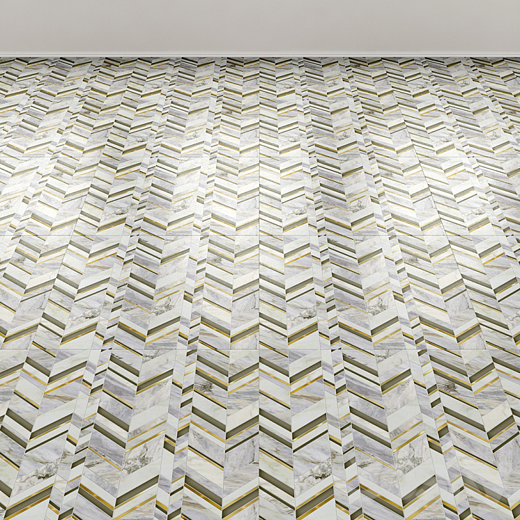 Mosaique surface - Tile - 3D model