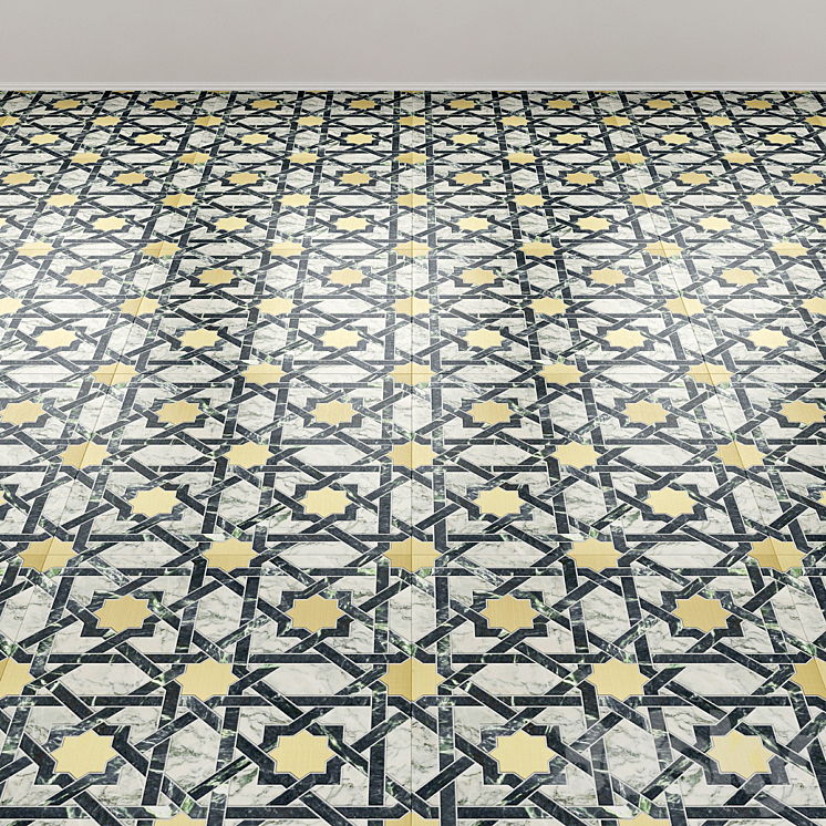 Mosaique surface_8 - Tile - 3D model
