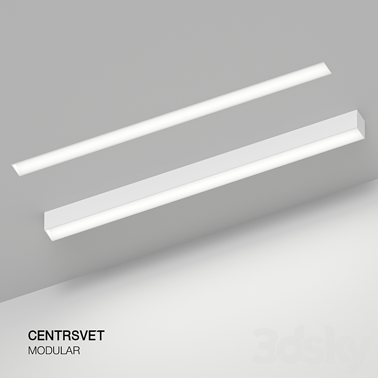 OM MODULAR 60 LINE, 60T LINE - Technical lighting - 3D model