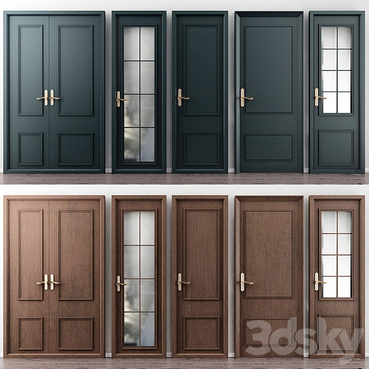 Interior Doors Premium Pro No. 94 - Doors - 3D model