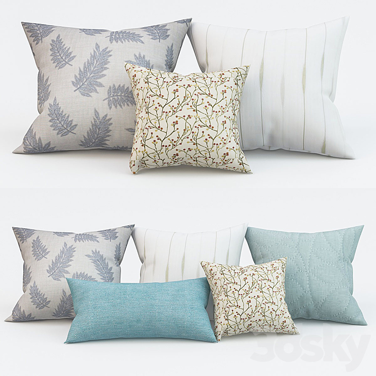 Pillow_set_63 - Pillows - 3D model