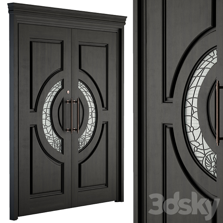 Classic front door02 - Doors - 3D model