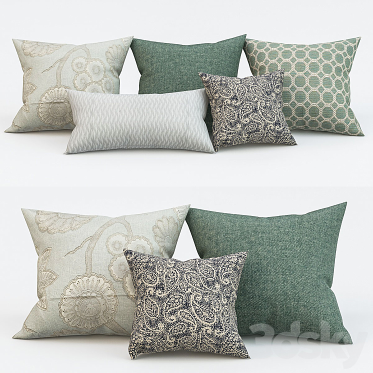 pillow set 66 - Pillows - 3D model