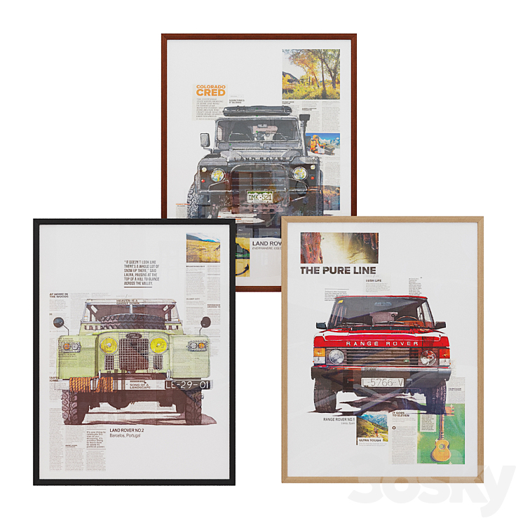 ADAM AMBRO DESIGNS Set 06 - Frame - 3D model
