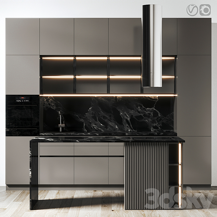 Kitchen 047 360x270H - Kitchen - 3D model