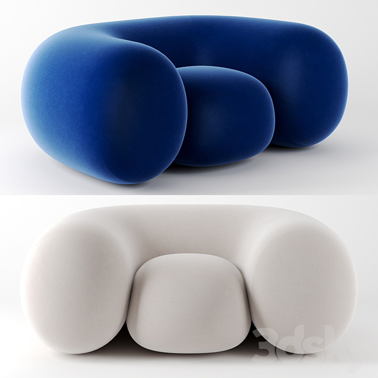 Mollo chair by Established and Sons - Arm chair - 3D model