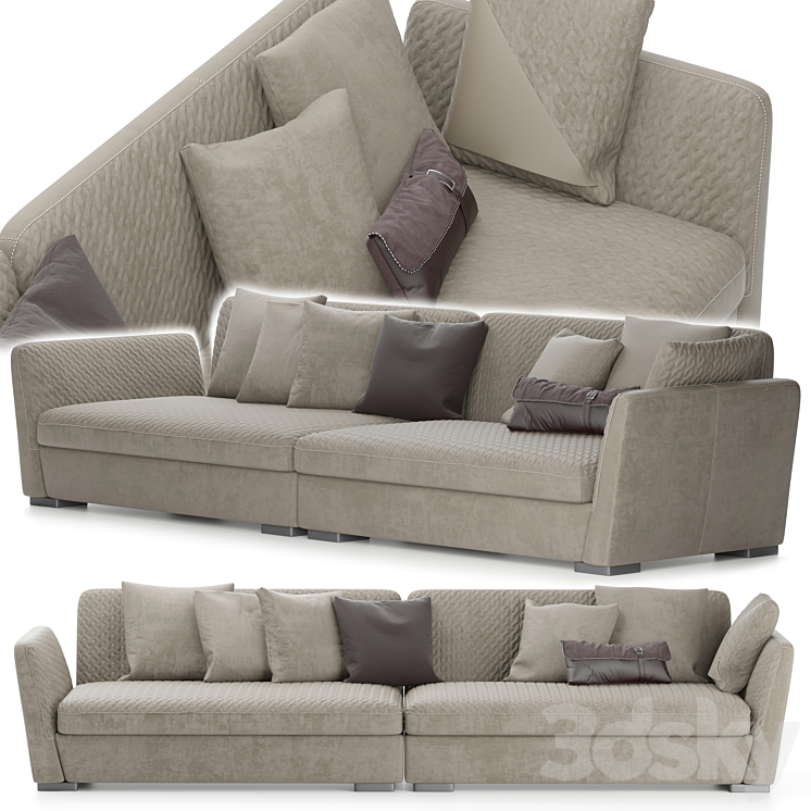 sofa Visconti (Vittoria Frigerio) - Sofa - 3D model