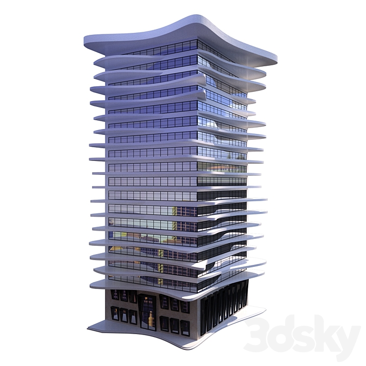 tower - Building - 3D model