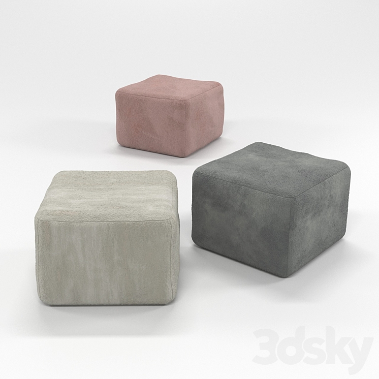 Puff - Other soft seating - 3D model