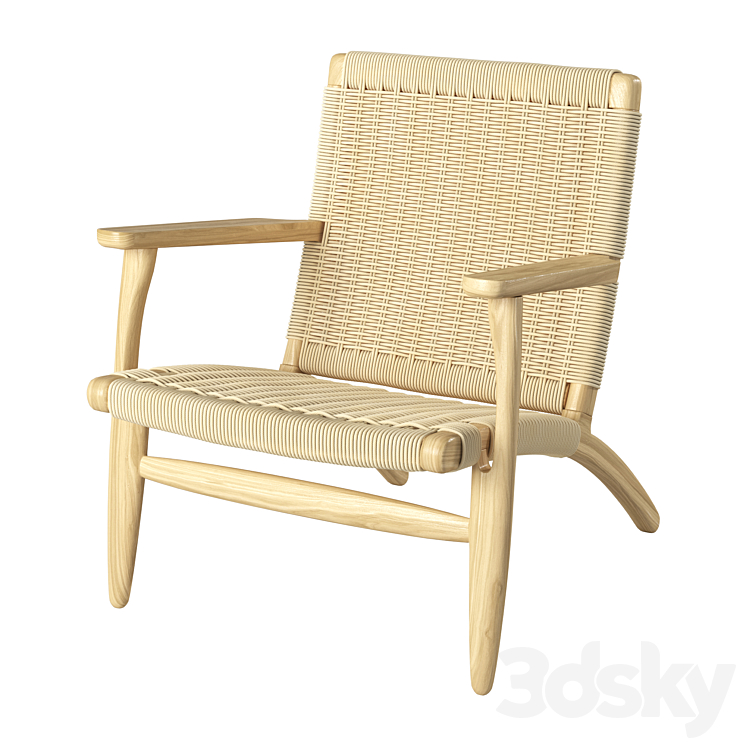 Rattan Arm Chair 01 - Arm chair - 3D model