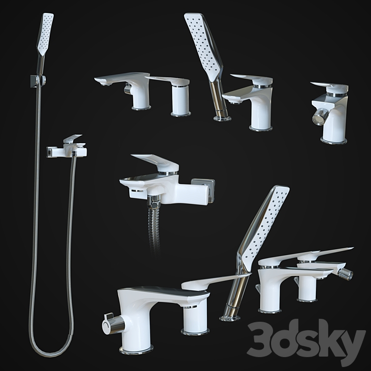 LeMark Allegro Mixer set - Faucet - 3D model