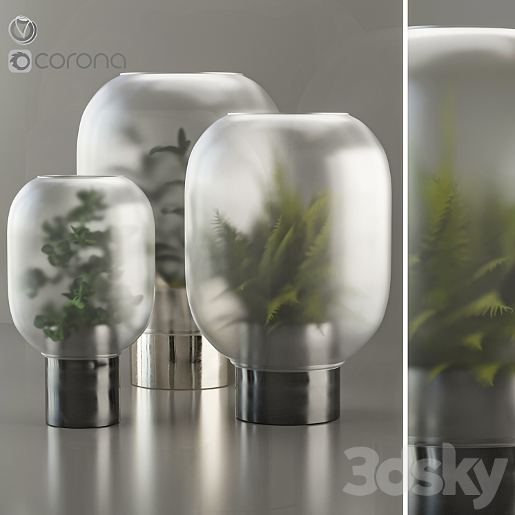 Nebl planter - Indoor - 3D model