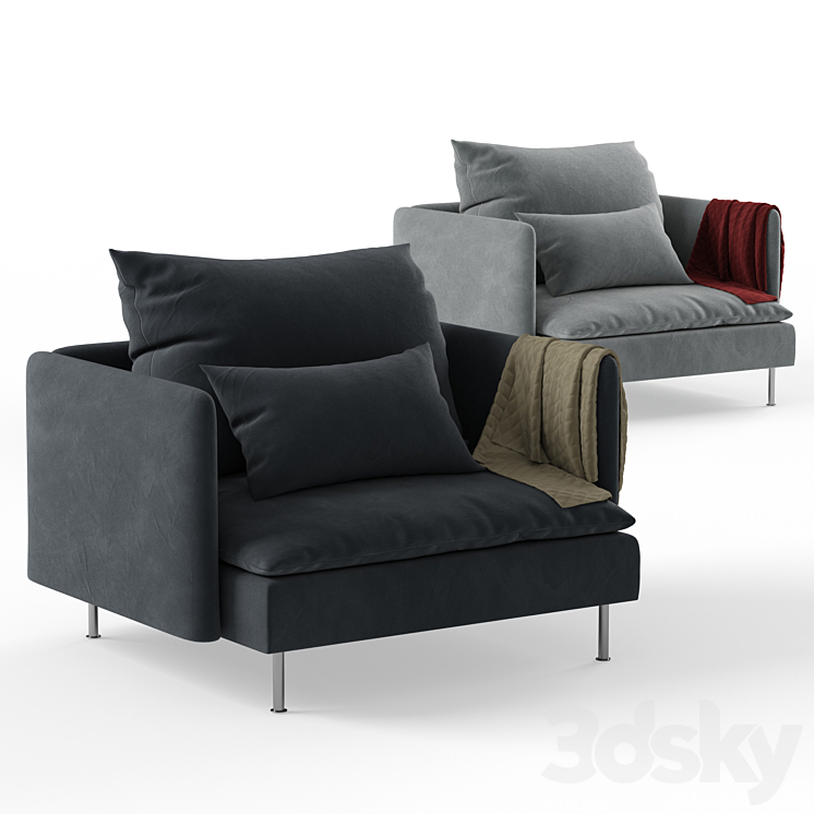 IKEA SODERHAMN ArmChair - Arm chair - 3D model
