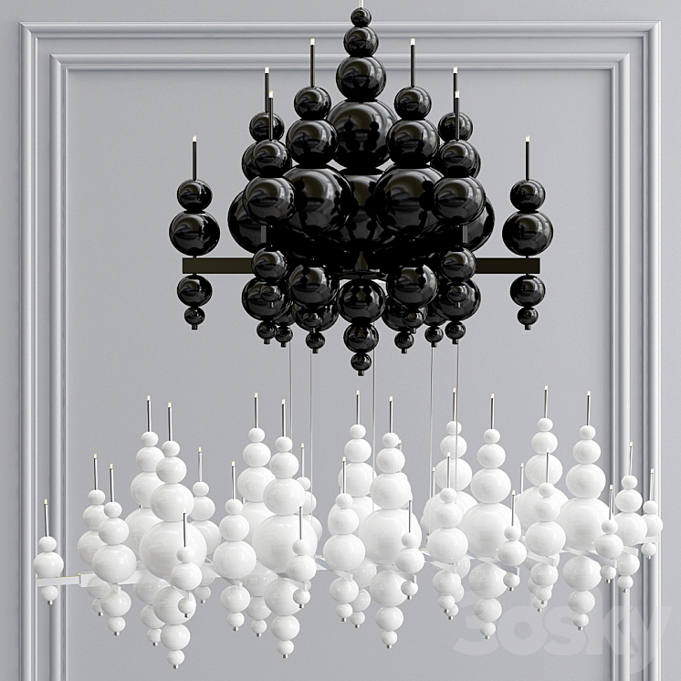 Ilfari Tears from Moon - Pendant light - 3D model
