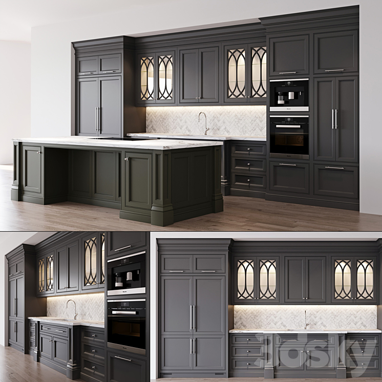 Classic kitchen 2 - Kitchen - 3D model