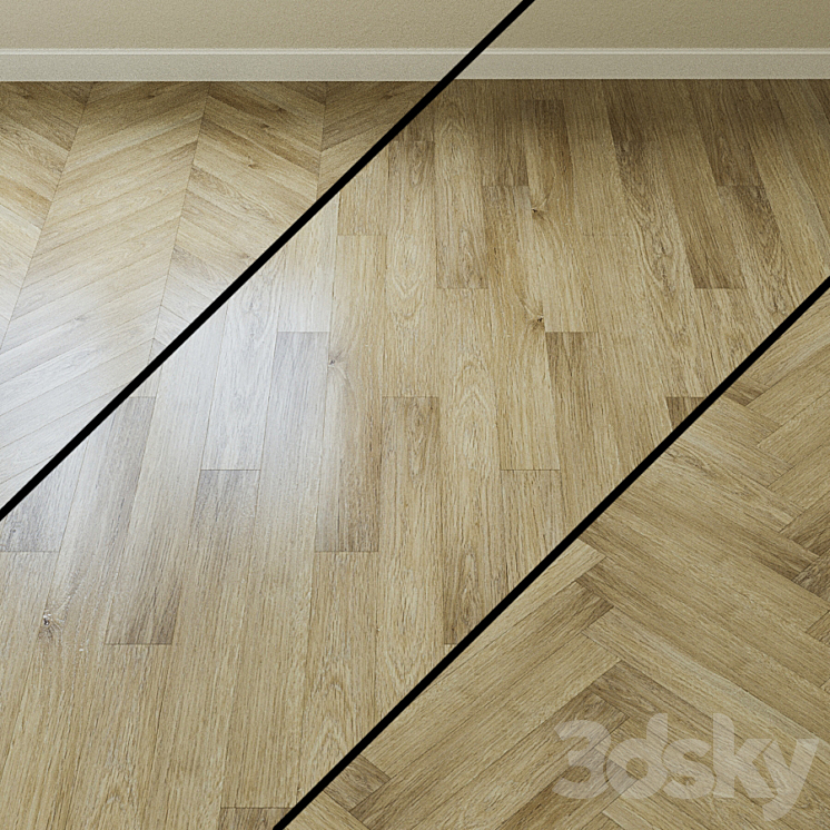 Quartz-vinyl tile of Alpine Floor Ultra ECO5-4 Vanilla Oak - Wood - 3D ...
