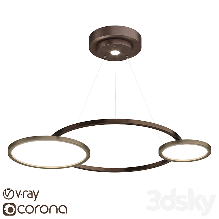 Eclisse by contardi - Pendant light - 3D model