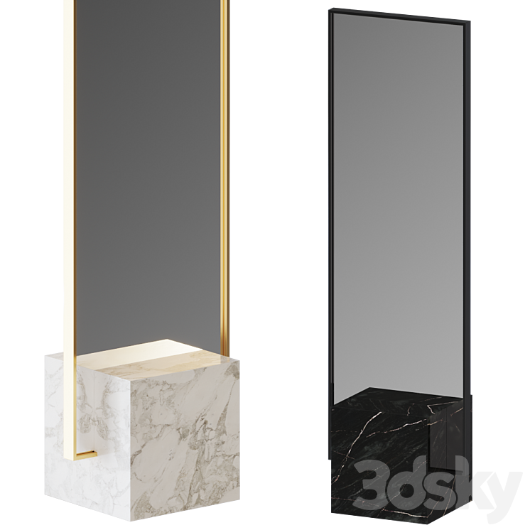 COEXIST STANDING MIRROR - Mirror - 3D model