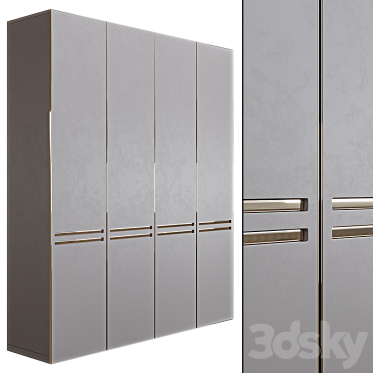 Shkaf_my_11 (Cabinet of my design) - Wardrobe & Display cabinets - 3D model