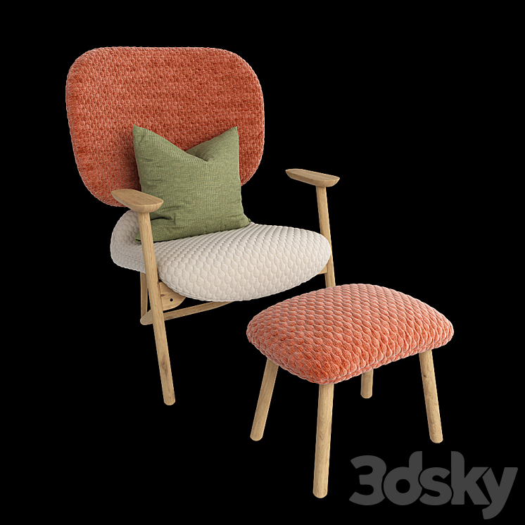 Arm chair - Arm chair - 3D model