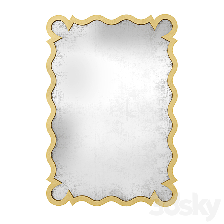 Cervantes mirror Grigorius Pineo 7023 - Mirror - 3D model