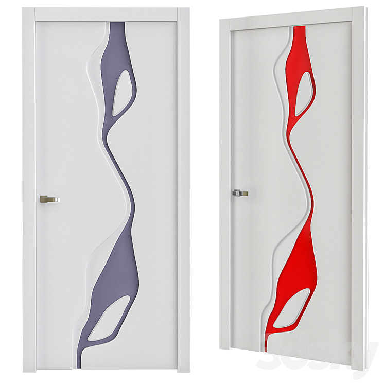 Сontemporary interior doors №20 - Doors - 3D model