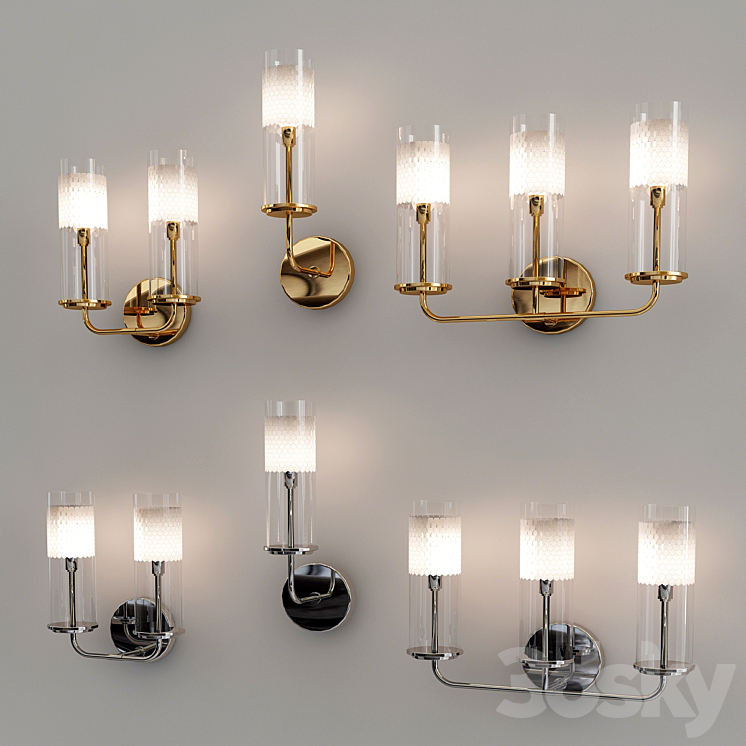 Wentworth Wall Light Collection - Wall light - 3D model