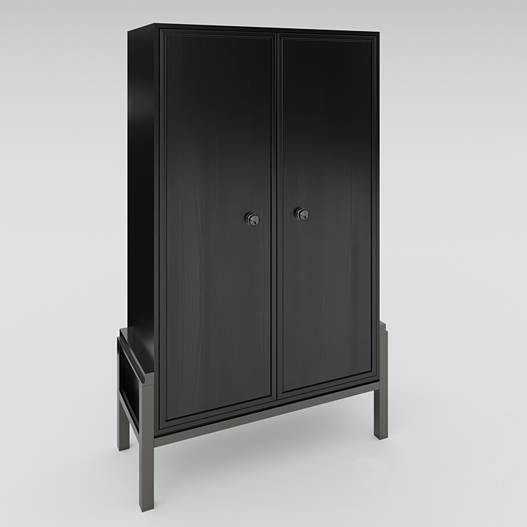 Wardrobe Soul Wood V-001 - Wardrobe & Display cabinets - 3D model