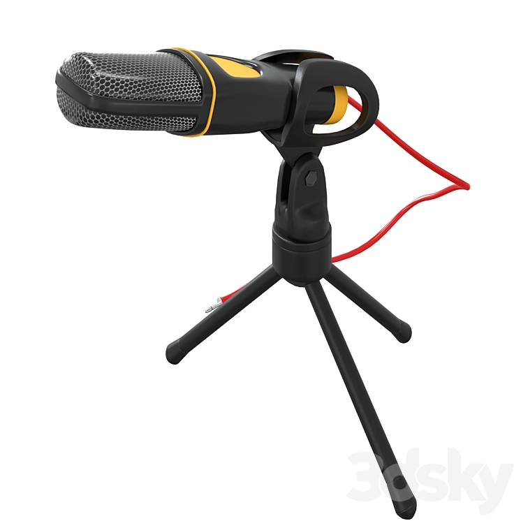 microphone 001 - Audio tech - 3D model