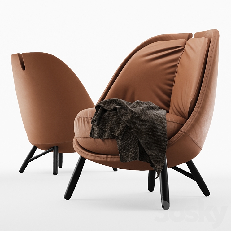 armchair Pianca Calatea - Arm chair - 3D model