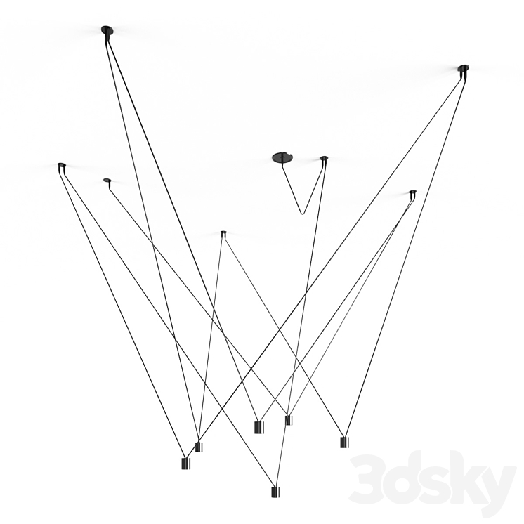 Vibia Match - Pendant light - 3D model