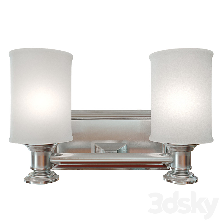 Bowers 2-light vanity light - Wall light - 3D model