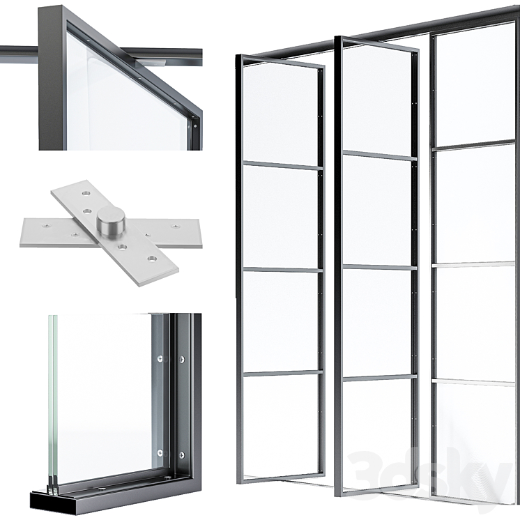 pivot-door - Doors - 3D model