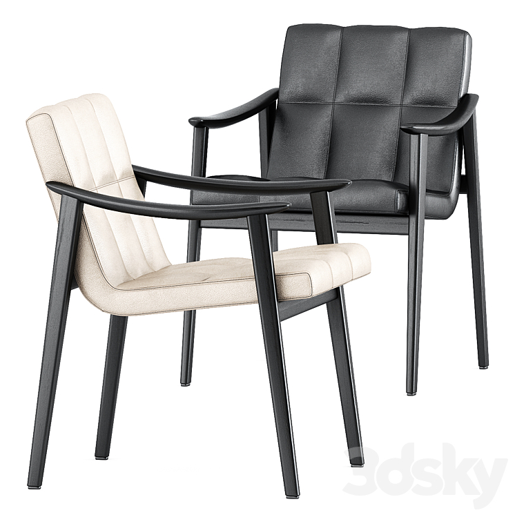 FYNN chair by Minotti - Chair - 3D model