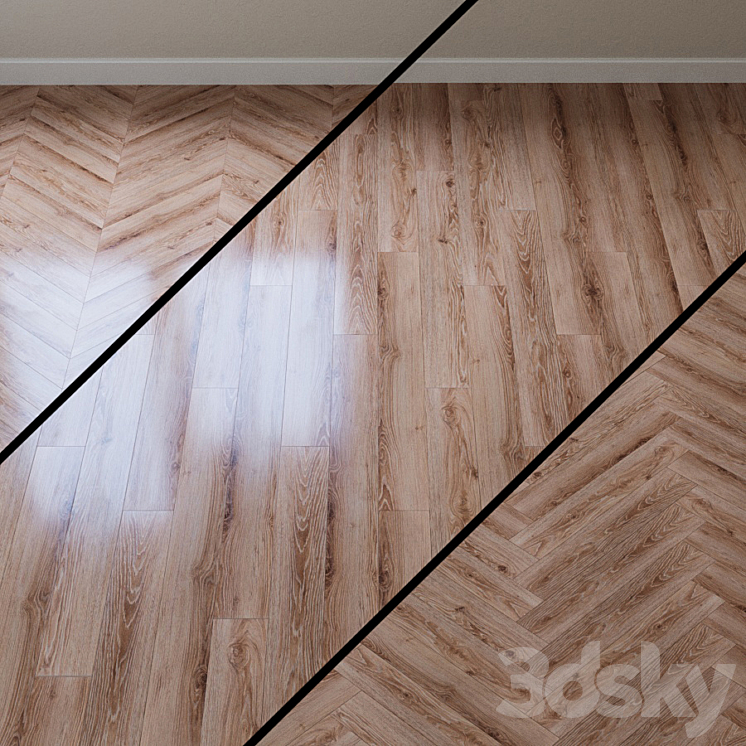 Laminate Classen / Classen Natural Prestige 35939 Milan - Wood - 3D model