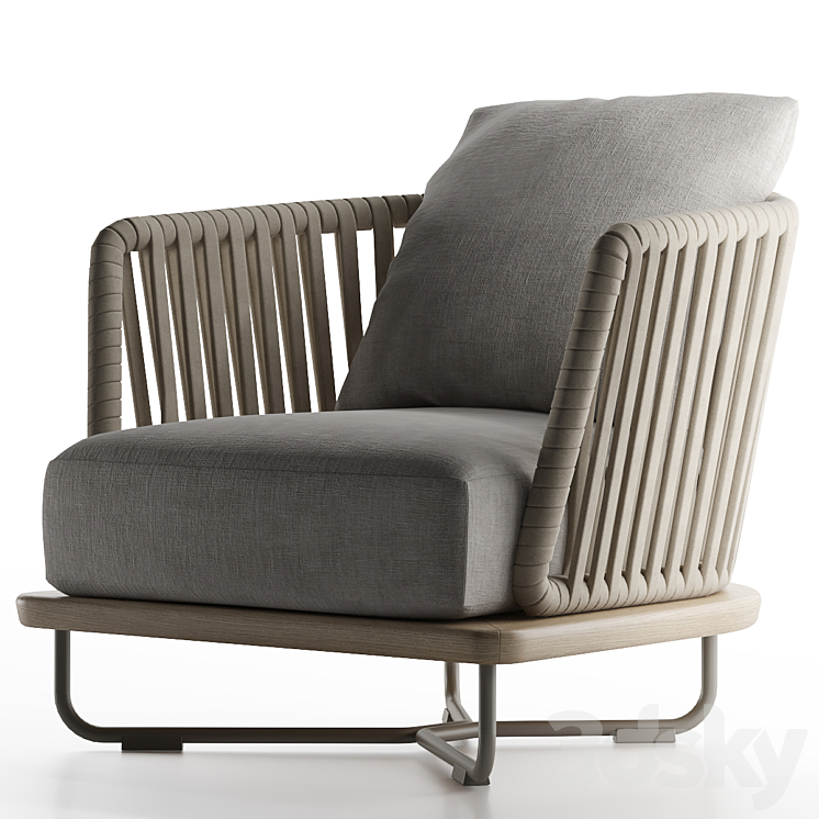 Sunray - Arm chair - 3D model