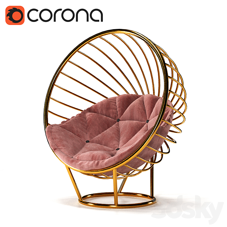 Bubble chair - Arm chair - 3D model