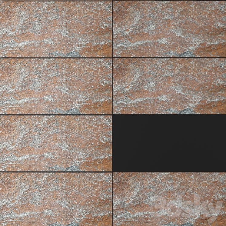 rock 2 - Tile - 3D model