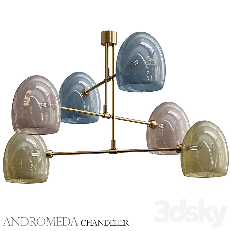 Andromeda - Pendant light - 3D model