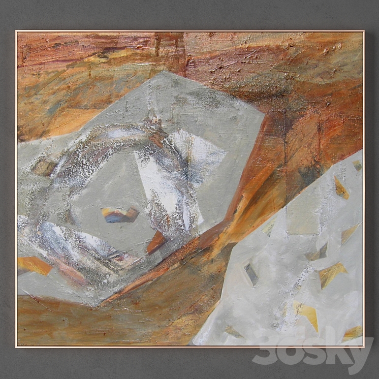 Painting_847 - Frame - 3D model