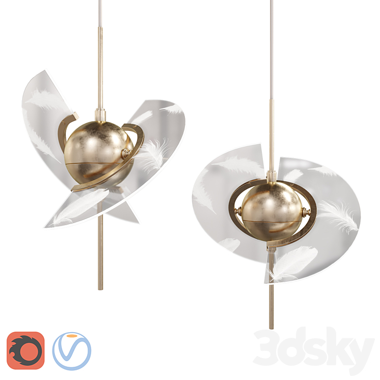 lampatron FLY - Pendant light - 3D model